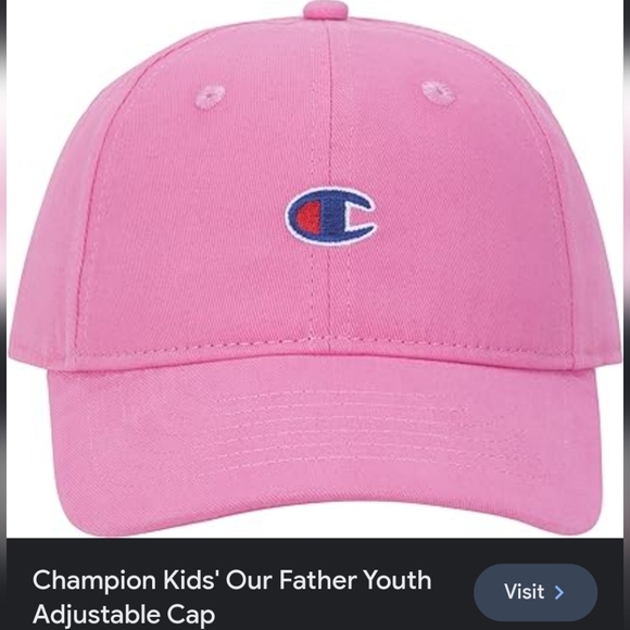 Champion | Accessories | Champion Youth Girls Adjustable Ball Cap One ...